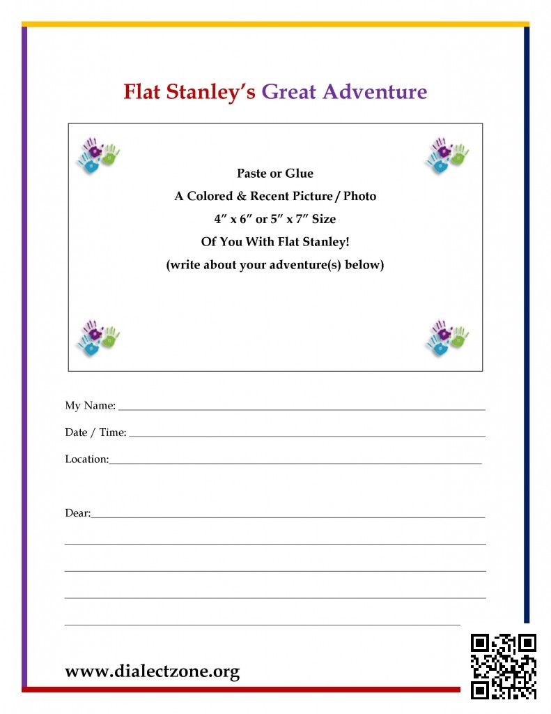 Flat Stanley Project – Flat World Project – Dialect Zone International