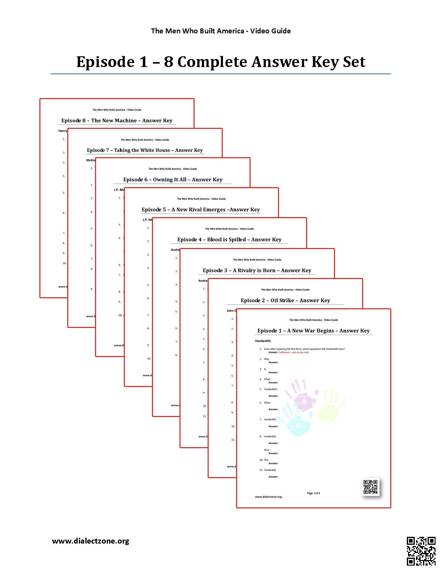 The Men Who Built America – Complete Answer Keys – Dialect Zone ...